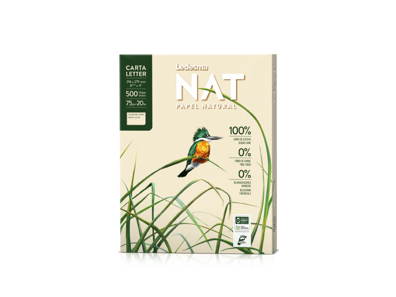 Natural Multipurose Copy Paper Ledesma Nat 75g Letter | Ledesma Papel Online